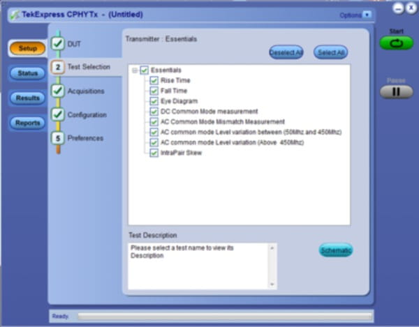 C Phy Transmitter Receiver And Protocol Solution Tektronix