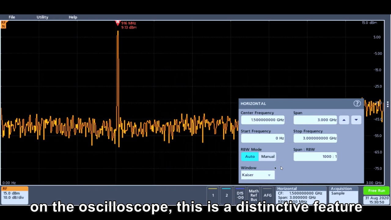Basic RF Measurements with the 3 Series MDO | Tektronix