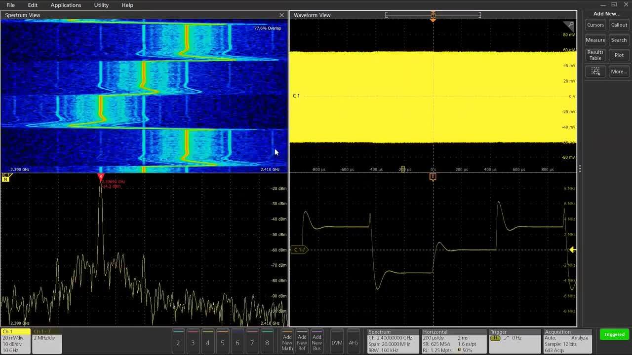 Spectrograms with Spectrum View | Tektronix
