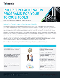 Precision Calibration for Torque Tools | Tektronix
